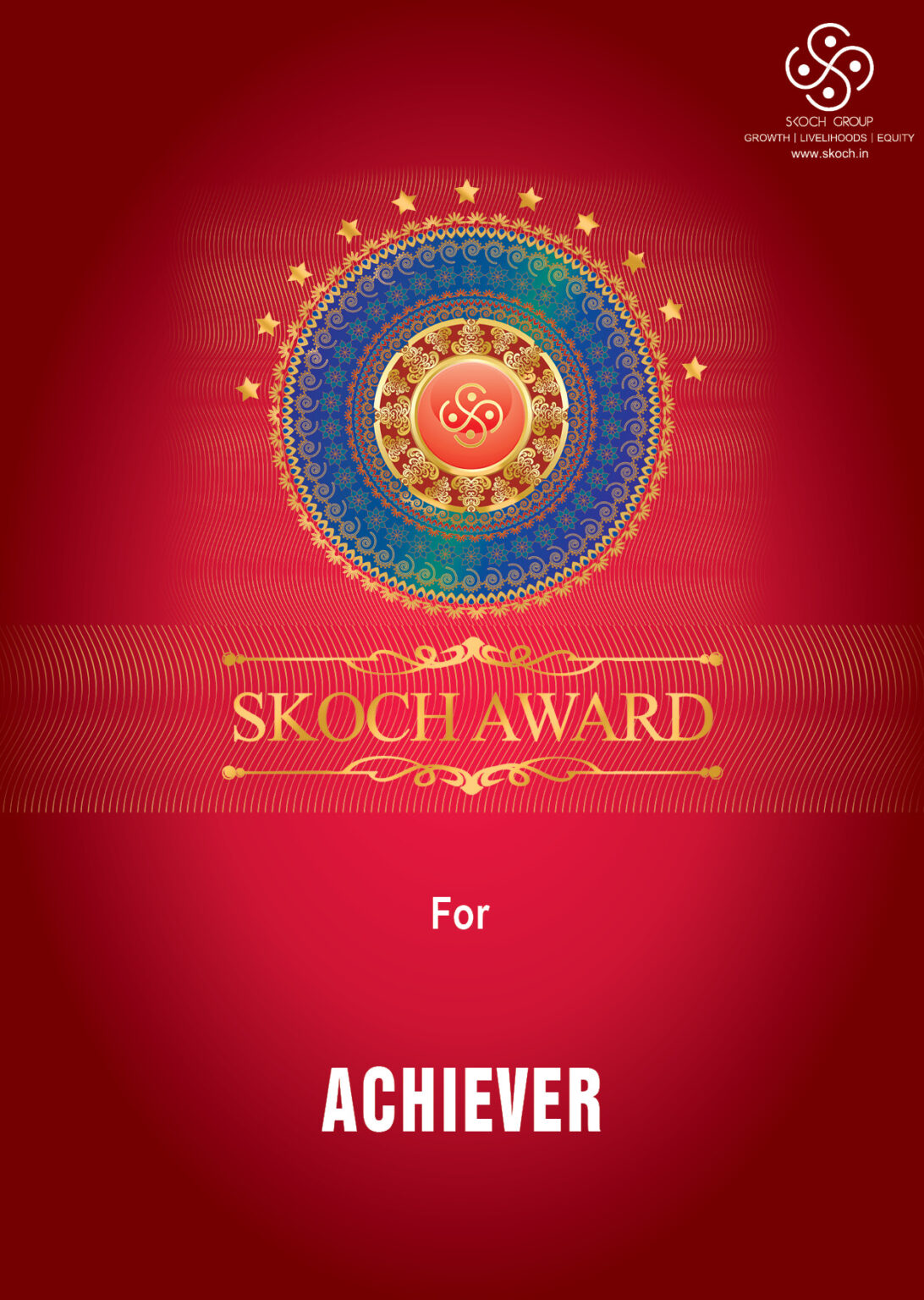 SKOCH Achiever Award - SKOCH Ratings