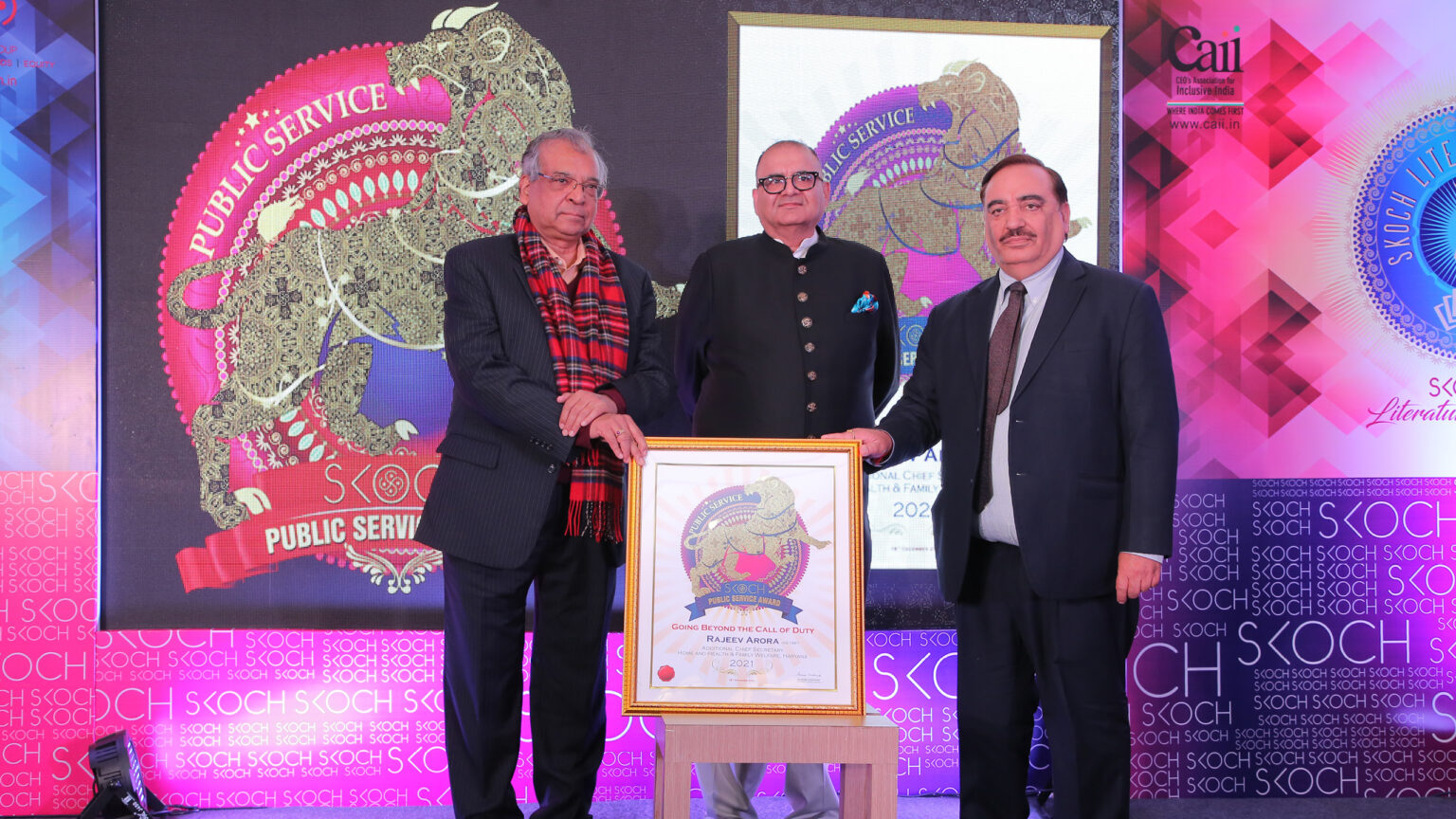 Rajeev Arora – SKOCH Public Service Award 2021 - SKOCH Ratings