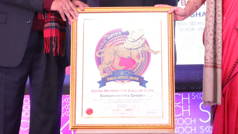 Sanghamitra Ghosh – SKOCH Public Service Award 2021 - SKOCH Ratings